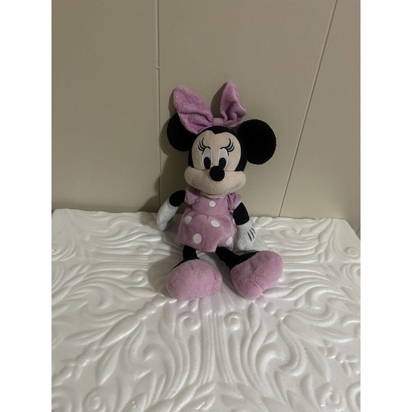 Disney | Toys | Disney Pink Minnie Mouse Small 9 Inch Plush Toy By Just ...